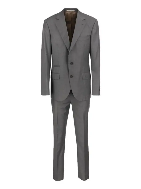 Brunello Cucinelli Single-breasted Suit - Gray