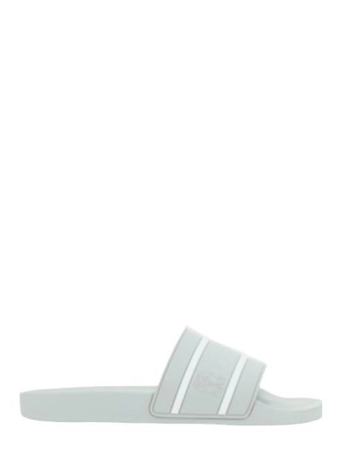 Brunello Cucinelli Striped Pattern Slip-on Slides - Green