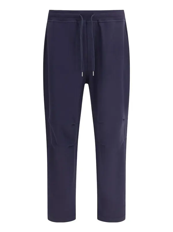 Brunello Cucinelli Drawstring-cuffed Trousers - Black