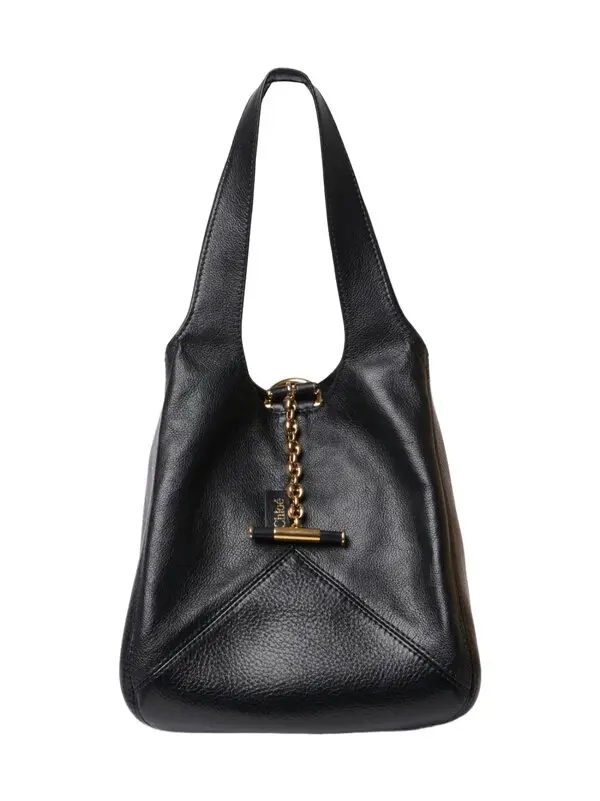 Chloé Balloon Chain Detail Tote Bag - Black