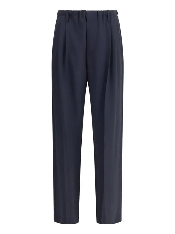 Brunello Cucinelli Pleated Trousers - Black