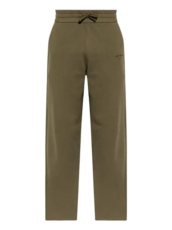 Balmain Wide-leg Sweatpants - Green