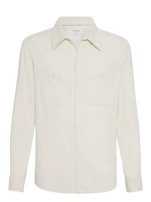 Brunello Cucinelli Long Sleeved Button-up Shirt - No
