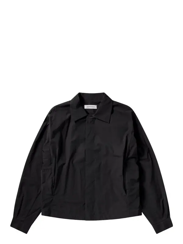 KIKO KOSTADINOV Waterproof Pointed Collar Casual Jacket - Black
