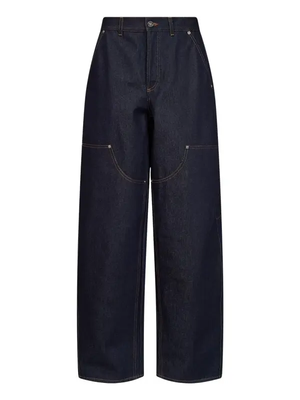 Givenchy Raw Balloon Jeans - Navy Blue