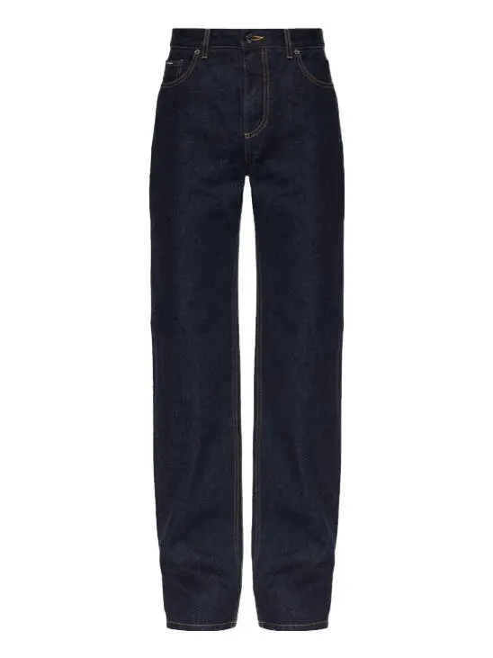 Dolce & Gabbana Straight-leg Denim Jeans - Navy Blue
