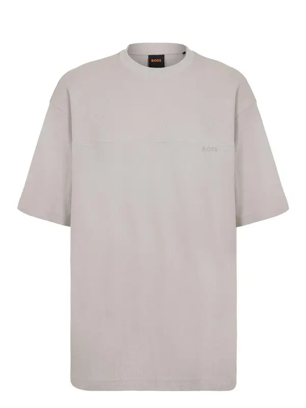 Hugo Boss Logo Short-sleeved T-shirt - Gray