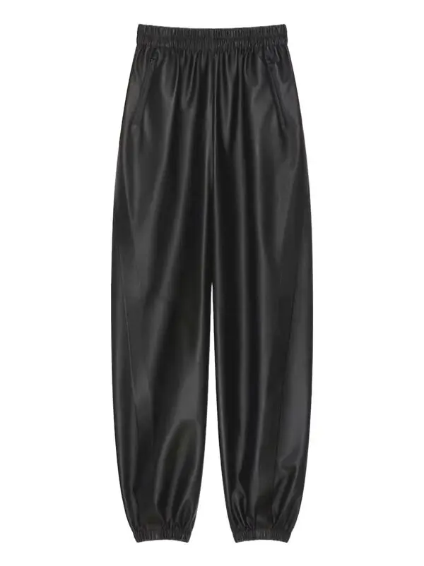 Givenchy Nappa Leather Jogger Pants - Black