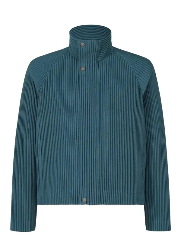 Issey Miyake Tailored Pleats Jacket - Shadow Blue