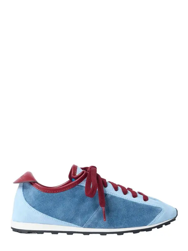 Jacquemus Almond Toe Lace-up Sneakers - Polychromatic Blue