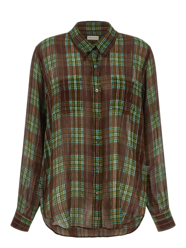 Dries Van Noten Checked Shirt - Multi-color