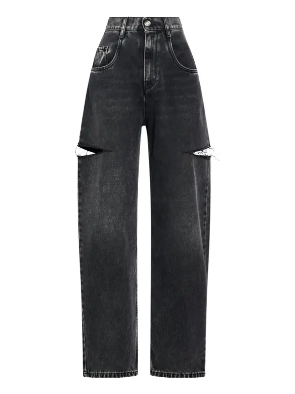 MAISON MARGIELA Baggy Denim Trousers - Black