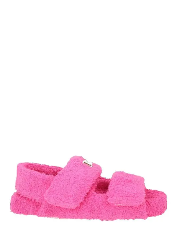 Dolce & Gabbana Terrycloth Slingback Sandals - No