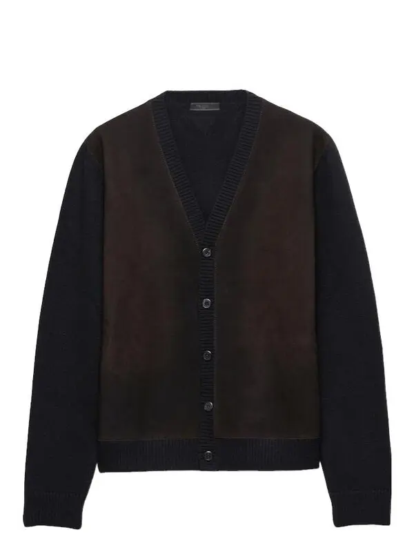 Prada Wool Cardigan - Black