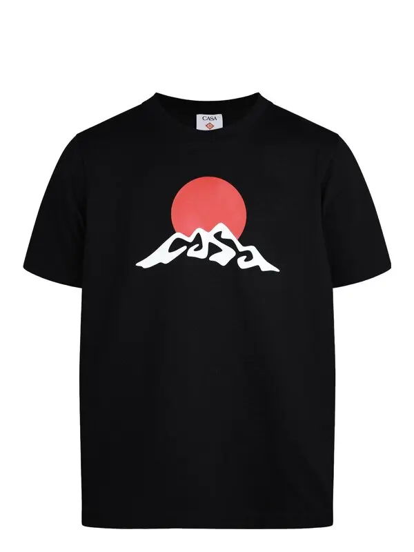 Casablanca Minimalist Tshirt - Black