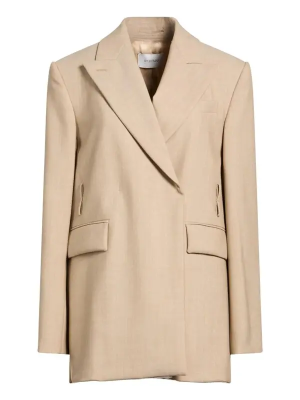 Sportmax Double-breasted Blazer - Nude