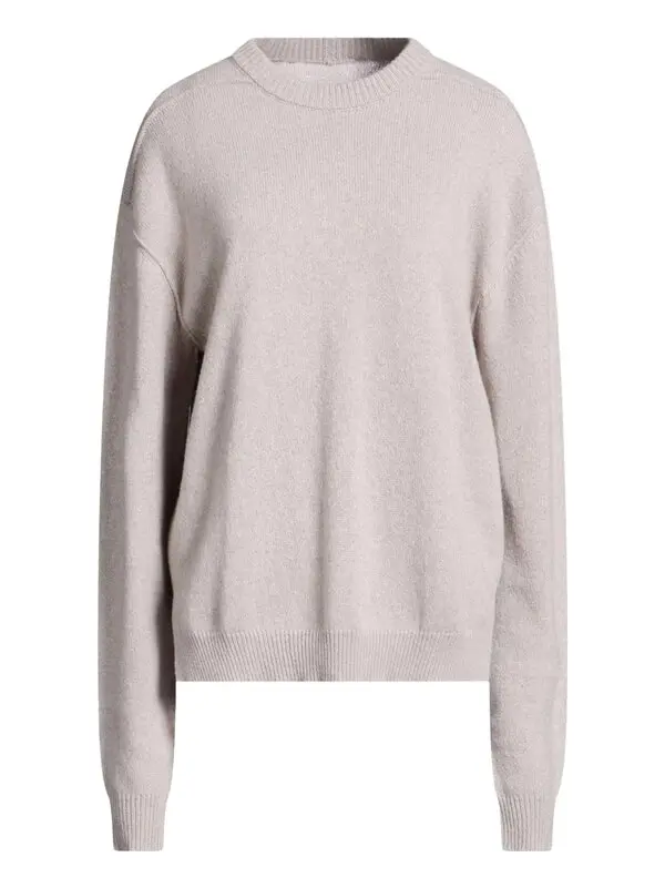 Rick Owens Solid Color Knitted Pullover - Grey
