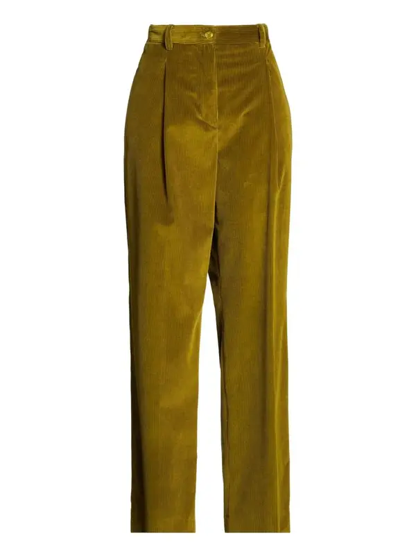Max Mara Tailored Corduroy Trousers - Green