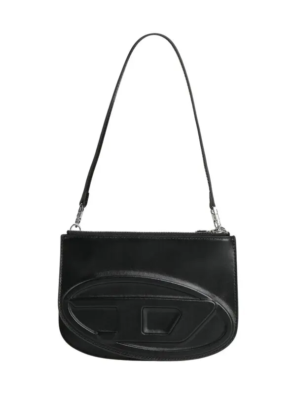 DIESEL® Compact Glossy Shoulder Bag - Black