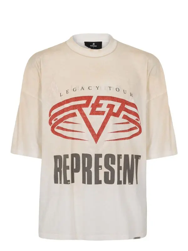 REPRESENT Oversized T-shirt - Nude