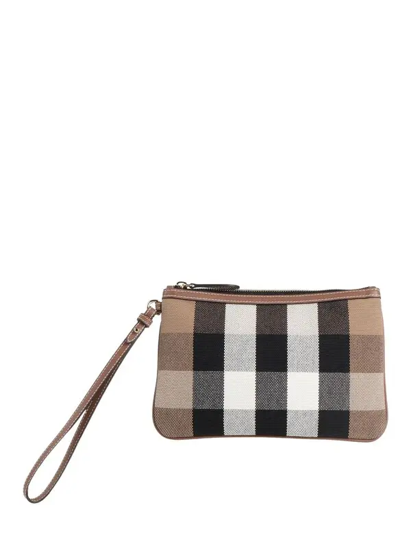 Burberry Classic Print Handbag - Black
