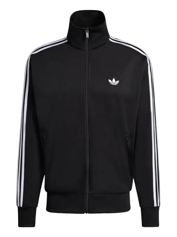 ADIDAS ORIGINALS Track Jacket With Trefoil Logo And 3 Stripes - Black