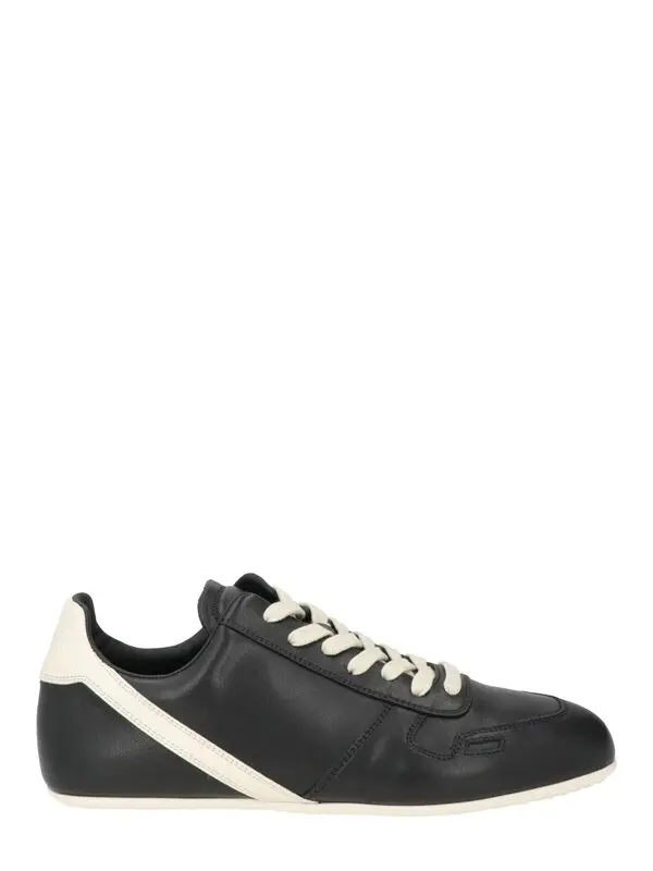 Rick Owens Low-top Leather Trainers - Black
