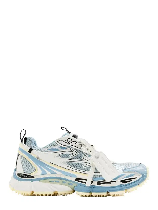 Off-White Be Right Back" Low Top Sneakers - White/blue