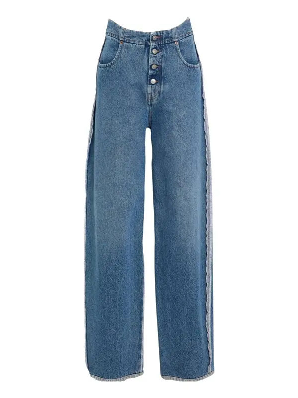 MAISON MARGIELA Medium Straight-leg Jeans - Blue