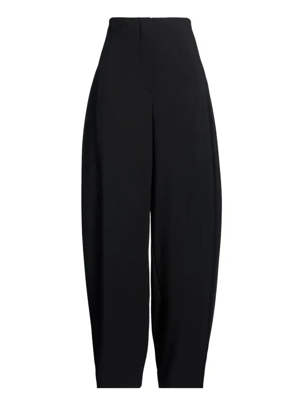 Sportmax Straight-leg Crepe Trousers - Black