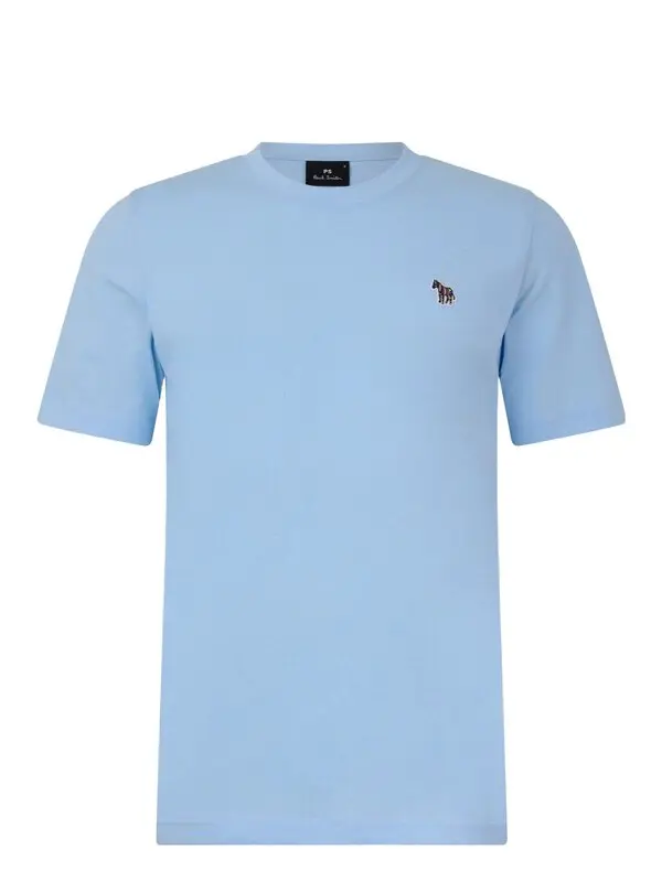 Paul Smith Zebraembroidered Tshirt - Blue