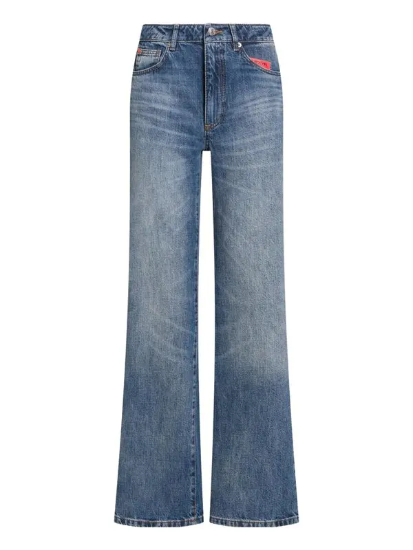 MAXCO. Max&co. Mid-rise Bootcut Jeans - Blue