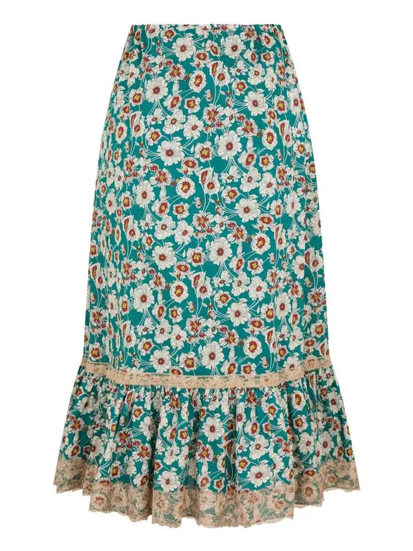 Gucci Floral Print Maxi Dress - No