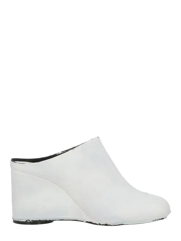 MAISON MARGIELA Wedge Mules - White