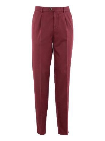 Brunello Cucinelli Pleated Trousers - Red