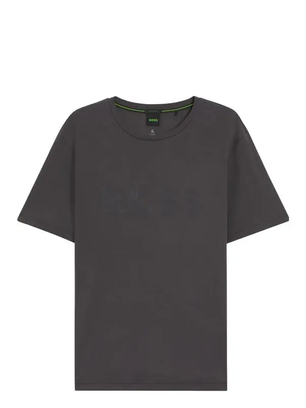 Hugo Boss Dark Charcoal Crewneck Shortsleeve Tee - Black