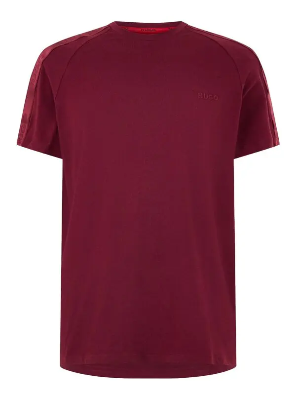 Hugo Boss Logo Tape T-shirt - Red