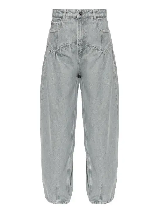 GANNI Belt-loop Jeans - Grey
