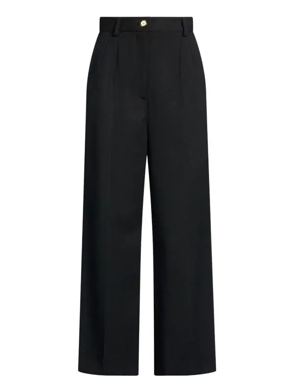 Dolce & Gabbana Tailored Straight Leg Trousers - Black