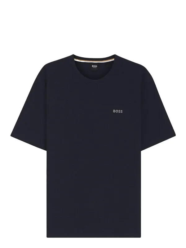 Hugo Boss Crewneck T-shirt With Logo Detail - Black