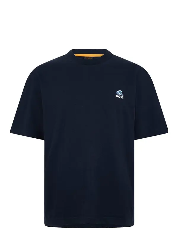 Hugo Boss Navy Crewneck T-shirt - Blue