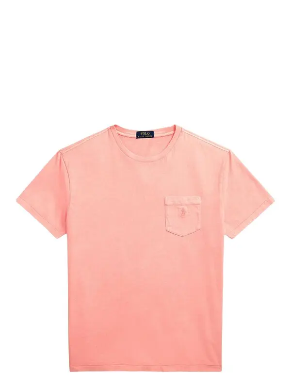 Ralph Lauren Peachpink Crewneck Shortsleeve Tee - No