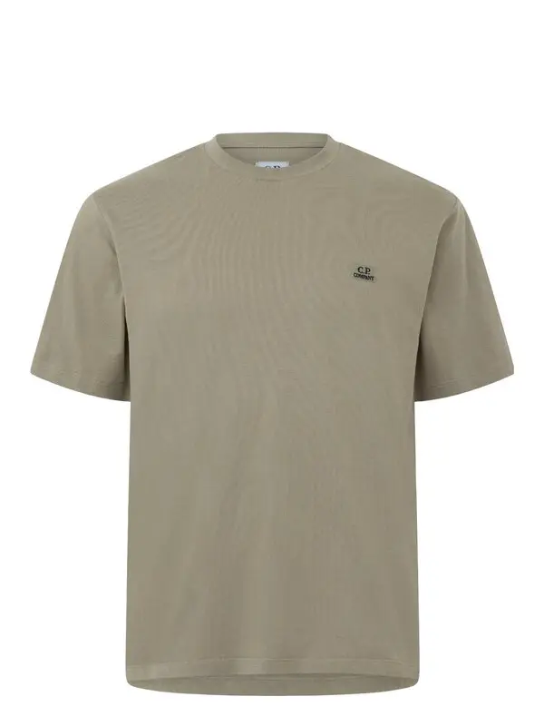 C.P. COMPANY Minimalist 100%cotton Tshirt - No