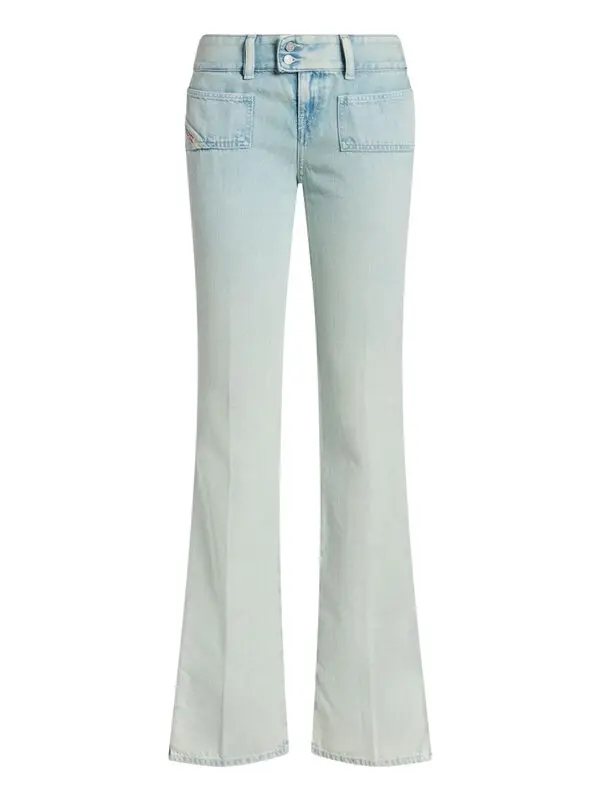DIESEL® Flared Denim Trousers - Blue