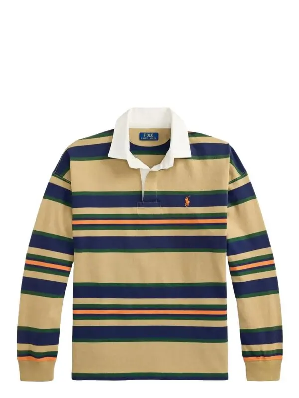 Polo Ralph Lauren Striped Long-sleeved Polo Shirt - No