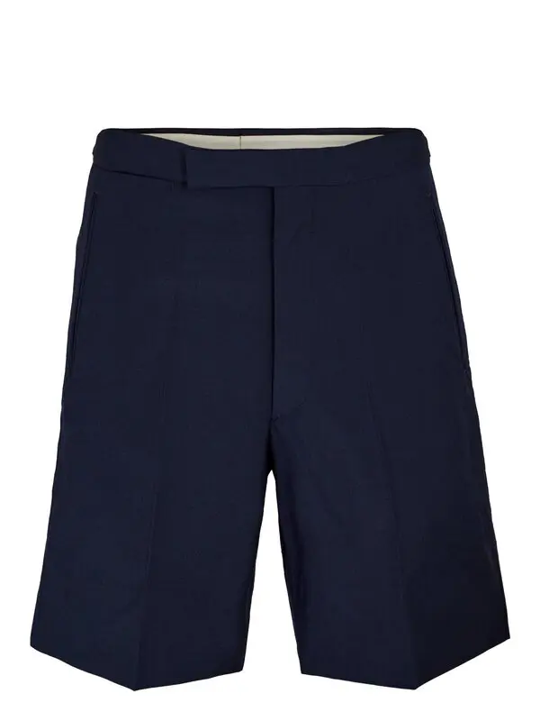 Prada Mohair Woven Tracksuit Shorts - Blue