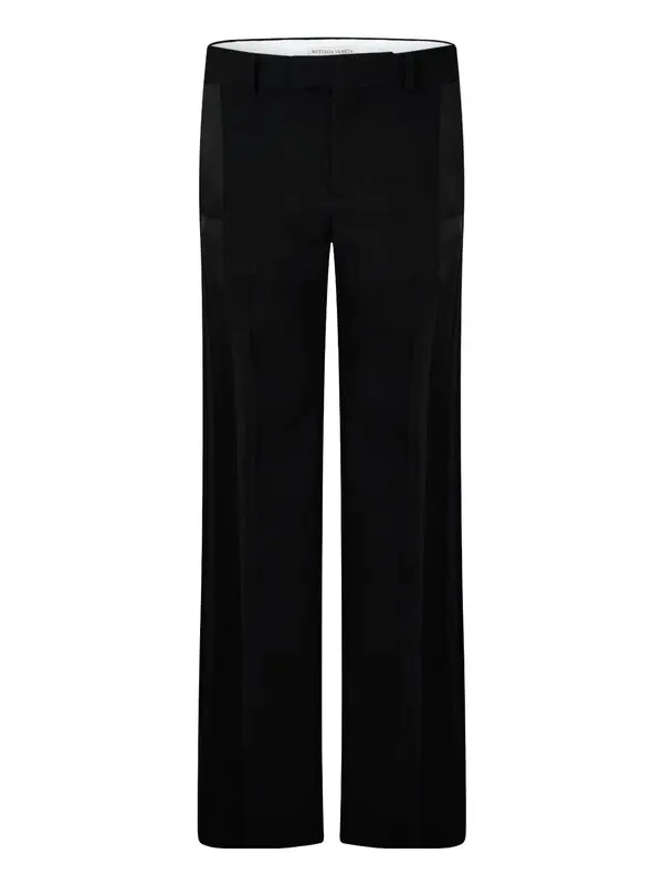 Bottega Veneta Straight Leg Tailored Trousers - Black