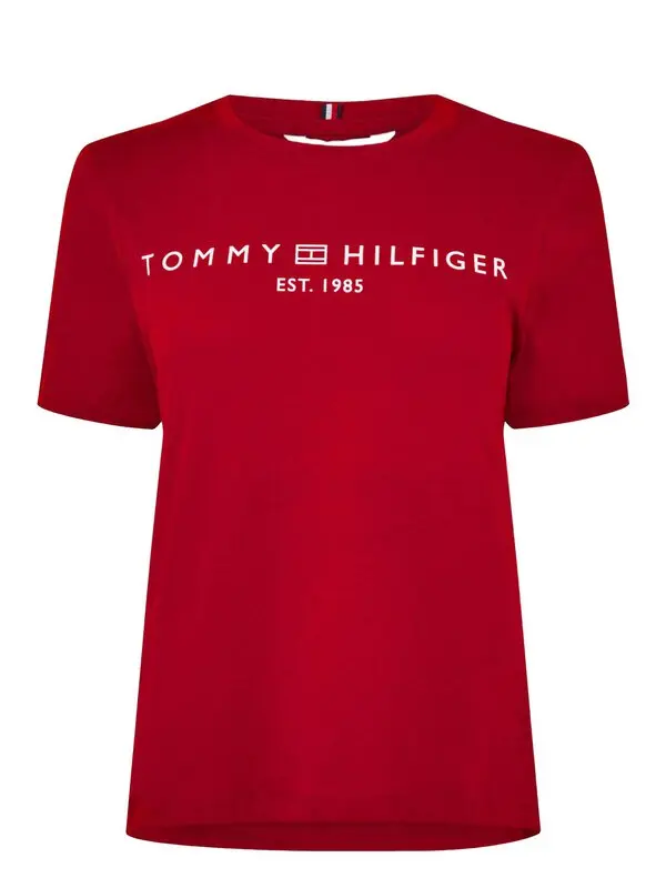 Tommy Hilfiger Crewneck Shortsleeve Tee - Red