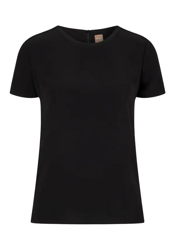 Hugo Boss Crewneck Shortsleeve Top - Black