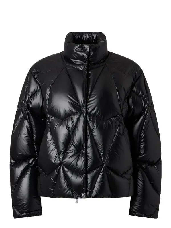 Moose Knuckles Long-sleeved Quilted Down Jacket - Black